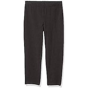 Hanes Women's Stretch Jersey Capri, Black, Large