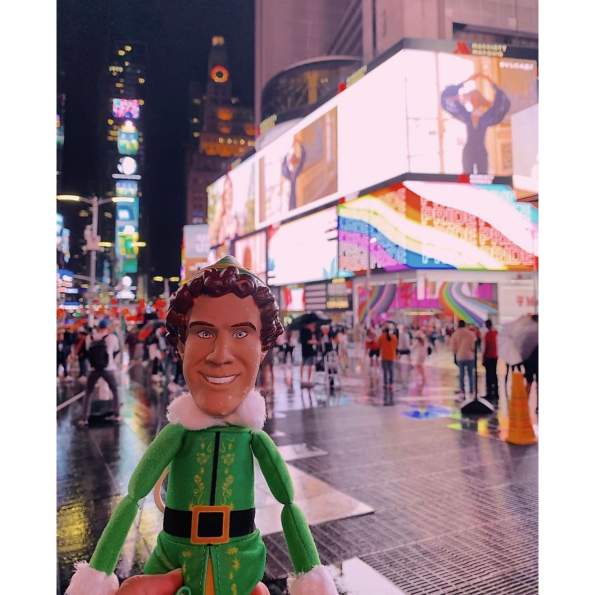 Jakks Holiday Elf Buddy The Elf Talking Plush with 15 Phrases Approximately 12-Inches in Height