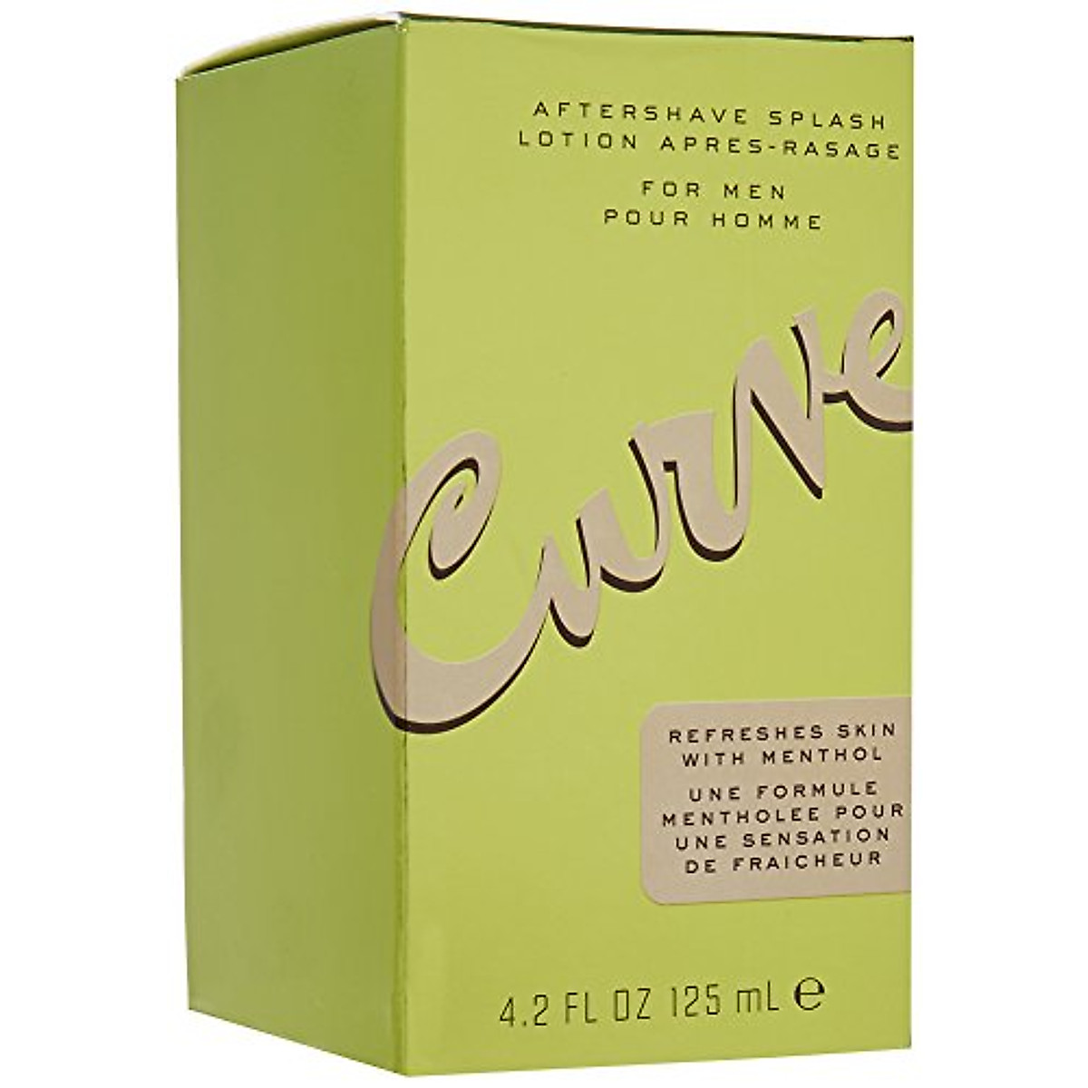 Curve Aftershave Splash Lotion for Men, 4.2 Fl. Oz.