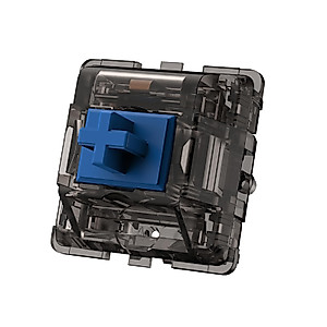 ZugGear Silent T1 Tactile Switch Shrimp 67g Gold Plated Spring 5 Pins Silent Tactility Keyswitch for DIY Mechanical Keyboards (20pcs, DUROCK Silent T1 67g)