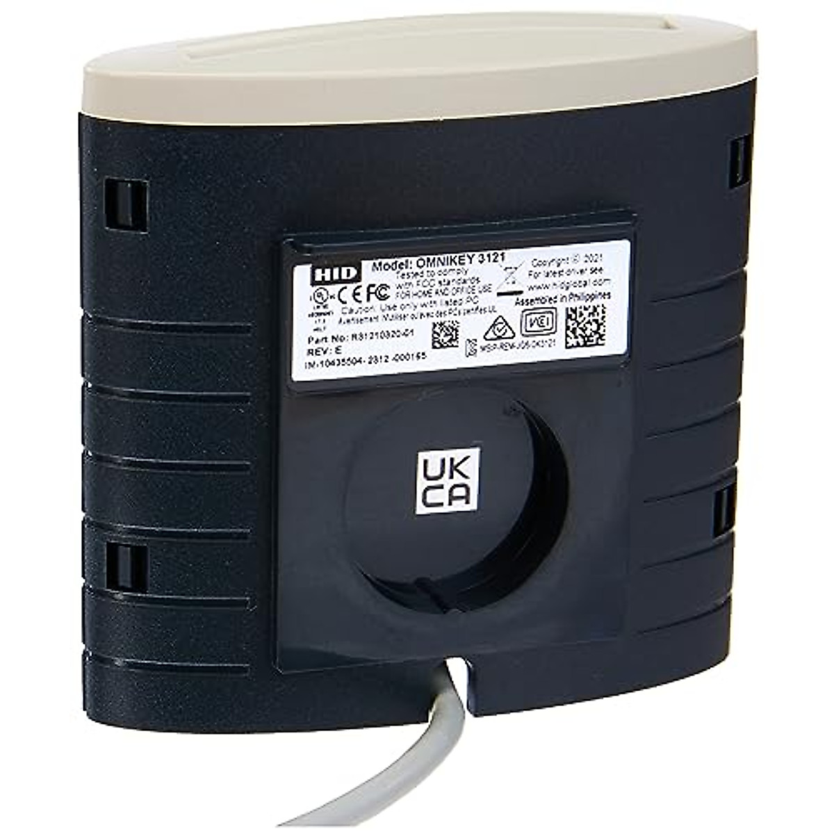 HID OMNIKEY 3121 R31210320-01 Smart Card Reader - USB 3. 0 - Gray