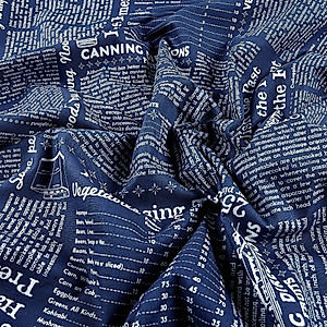 Farm Girl Vintage Canning Denim, Quilting Fabric by the Yard