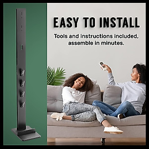 TechOrbits Docking Station Organizer - Vacuum Stand and Attachment Holder, Compatible with Cordless Dyson Vacuum Cleaner V12, V11, V10, V8 and V7 Models & Accessories