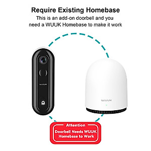 WUUK 2 Outdoor Camera Wireless and Doorbell Camera