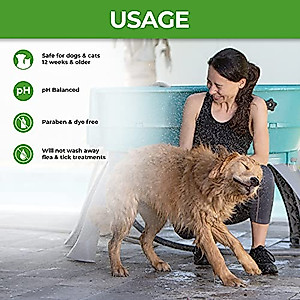 Veterinary Formula Clinical Care Hypoallergenic Shampoo for Dogs and Cats, 16 oz – No Harsh Ingredients – Fragrance-Free Pet Shampoo for Allergies and Sensitive Skin, Promotes Healthy Skin and Coat