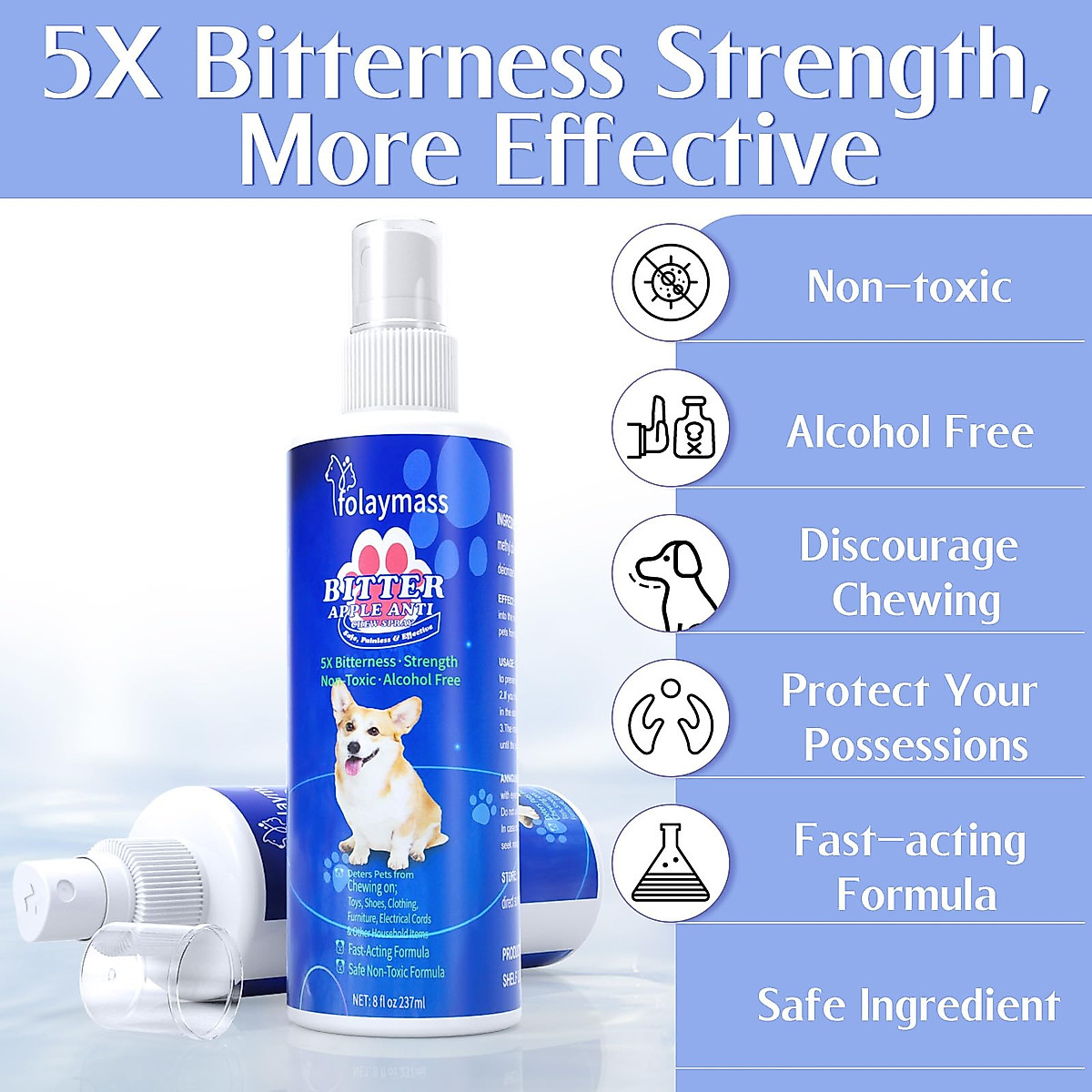 No Chew Spray for Dogs & Cats,