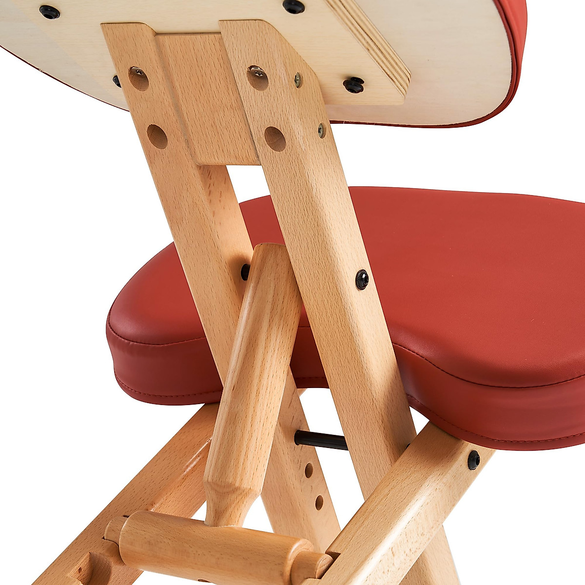 Master Massage Wooden Foldable Kneeling Chair for Better Posture