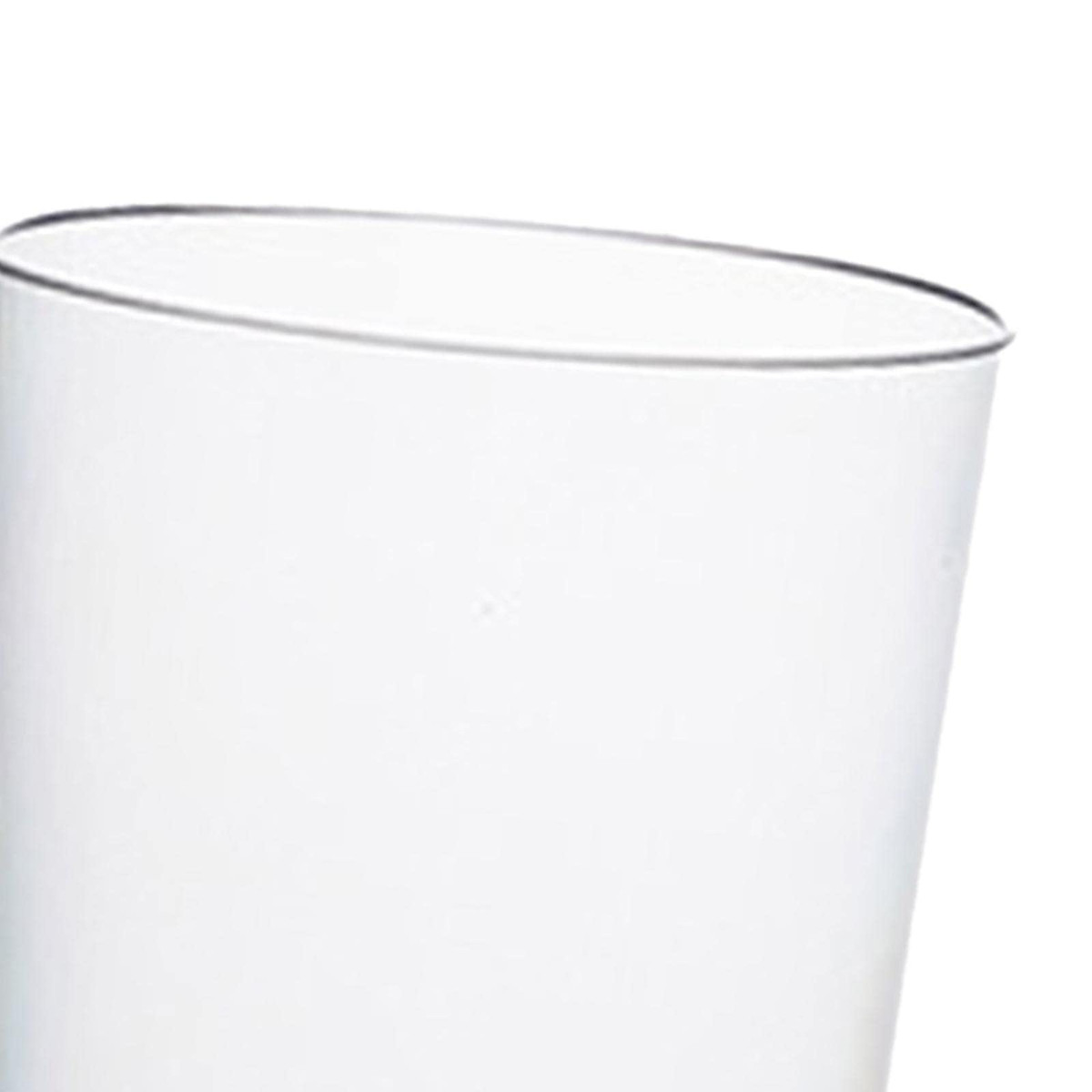 Modern Trash Can Clear Desktop Trash Can Wastebasket Plastic Waste Paper Basket Round for Bedroom Kitchen Car Dressing Table Decoration, 22cmx25cm