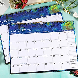 2023 Wall Calendar - Wall calendar 2023-2024, January 2023 - June 2024, 18 Months Wall Calendar, 14.6” × 11.4”, Twin-Wire Binding, Premium Paper, Blank Blocks - Art Paintings Design