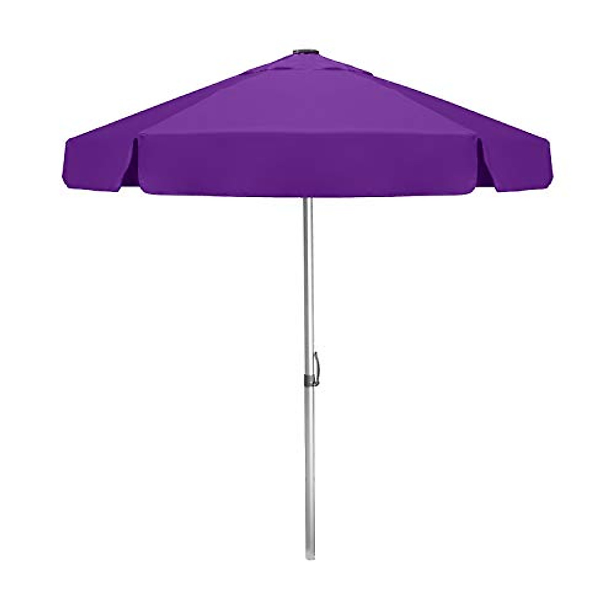Strombergbrand The Vented Bistro, Large Outdoor Patio Umbrella with Tilt Adjustments, Café Style Market Umbrella, Patented Construction, Commercial Quality Heavy Duty Table Top Umbrella, Purple