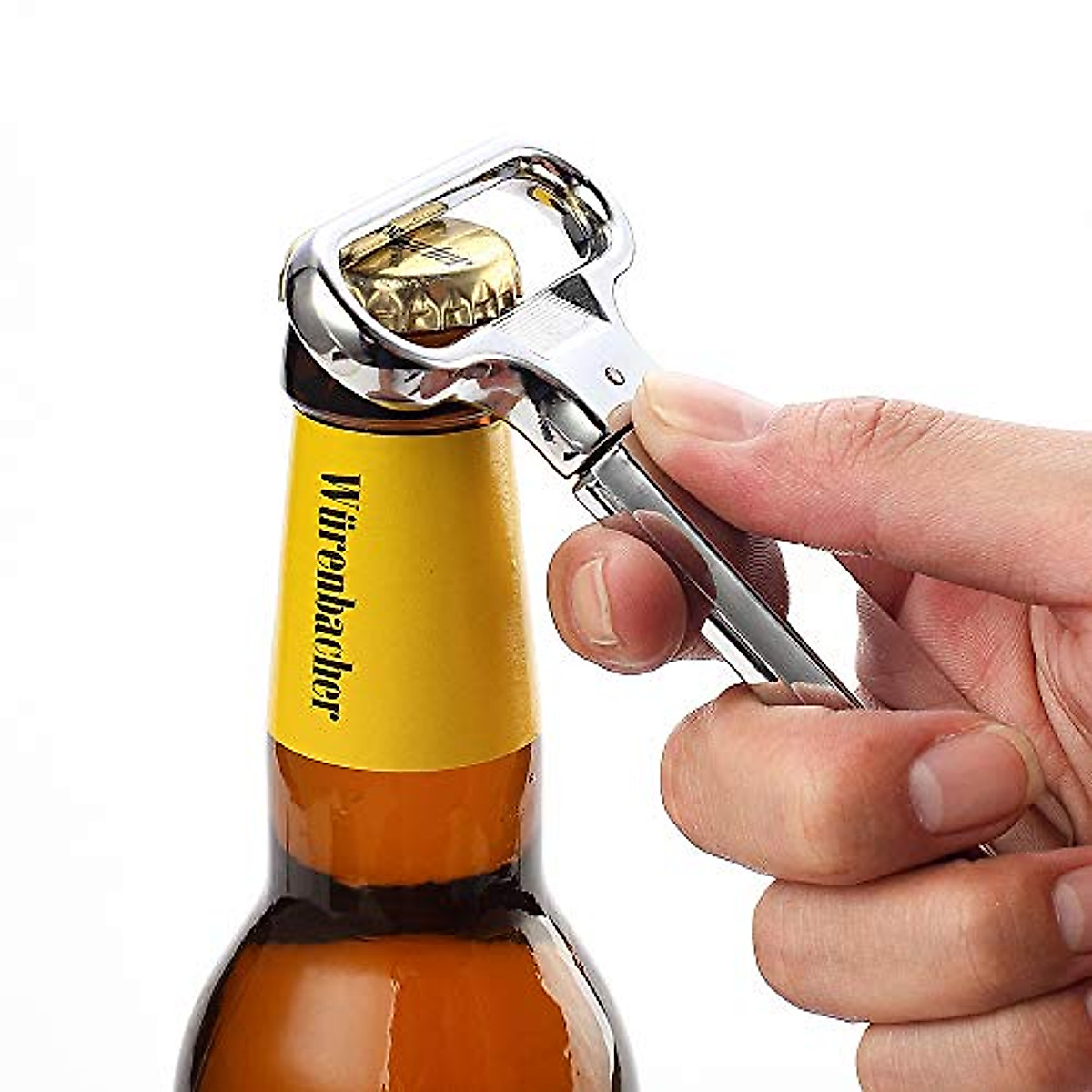 JXS Steel Heavy Two-Prong Cork Puller with Cover, Cork Remover Fantastic Way to Open a Wne Bottle Wine Opener