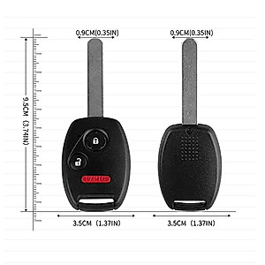 Keyless Entry Remote Car Key Fob Replacement Fits Fob for Honda 2005 2006 2007 2008 Pilot Replacement for CWTWB1U545