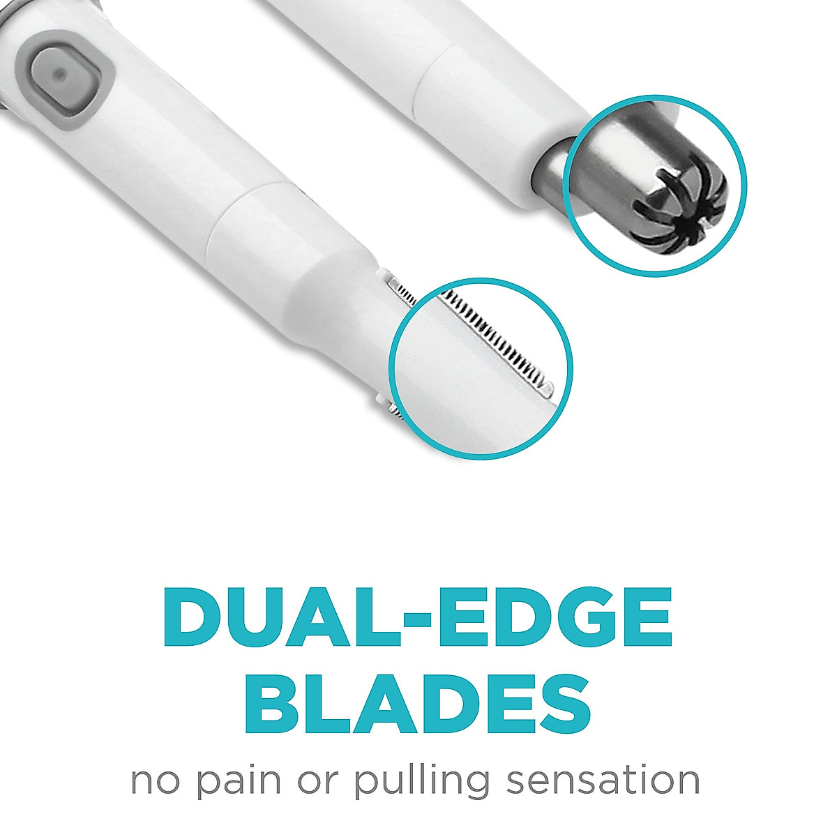 Fancii Water Resistant Precision Trimmer for Nose, Ear, Eyebrow, Facial and Body Hair Removal - All-in-1 Professional Groomer for Women and Men