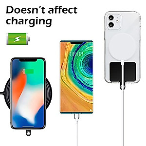 Cobee Cell Phone Lanyard, 2 Pcs Phone Neck Lanyard + 2 Pcs Phone Wrist Lanyard Strap + 6 Pcs Phone Tether Patches, Nylon Crossboby Lanyard, Nylon Wrist Straps, PVC Phone Patch with Metal Ring