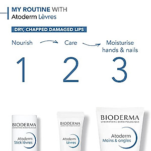 Bioderma - Atoderm Hydrating Lip Stick - Lip Repair for Longlasting Hydration and Soothe Very Dry Lips, 0.14 Ounce (Pack of 1)