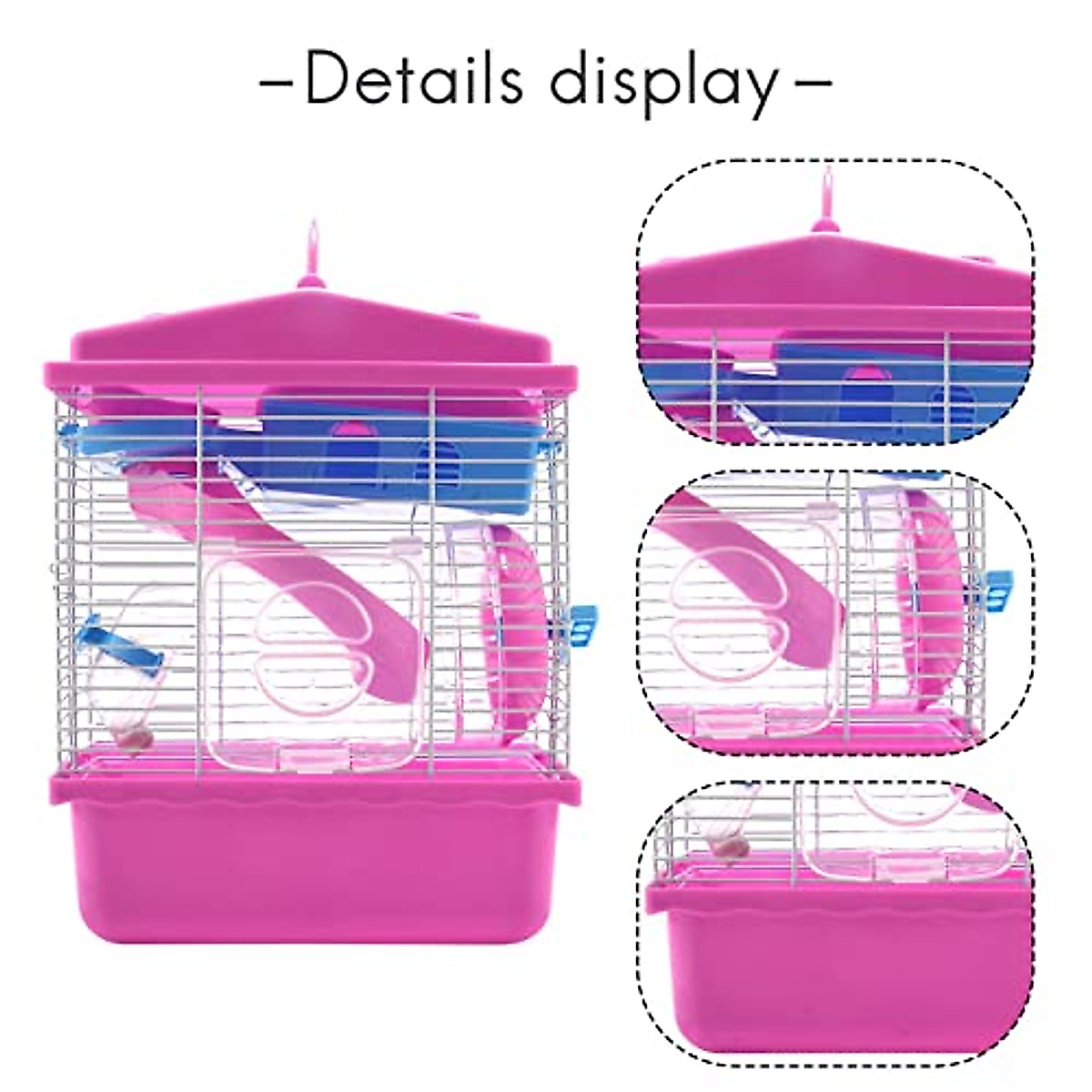 CUSFSRA Pet with Transparent Skylight Double Layer for Pet