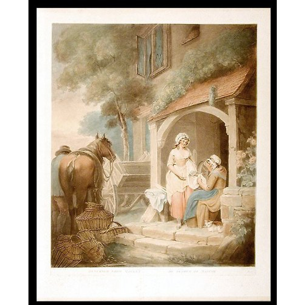 Coming from Market Revenant du Marche Pl.[ate the] 3rd; Returned from Market De Retour du Marche Pl.[ate the] 4th