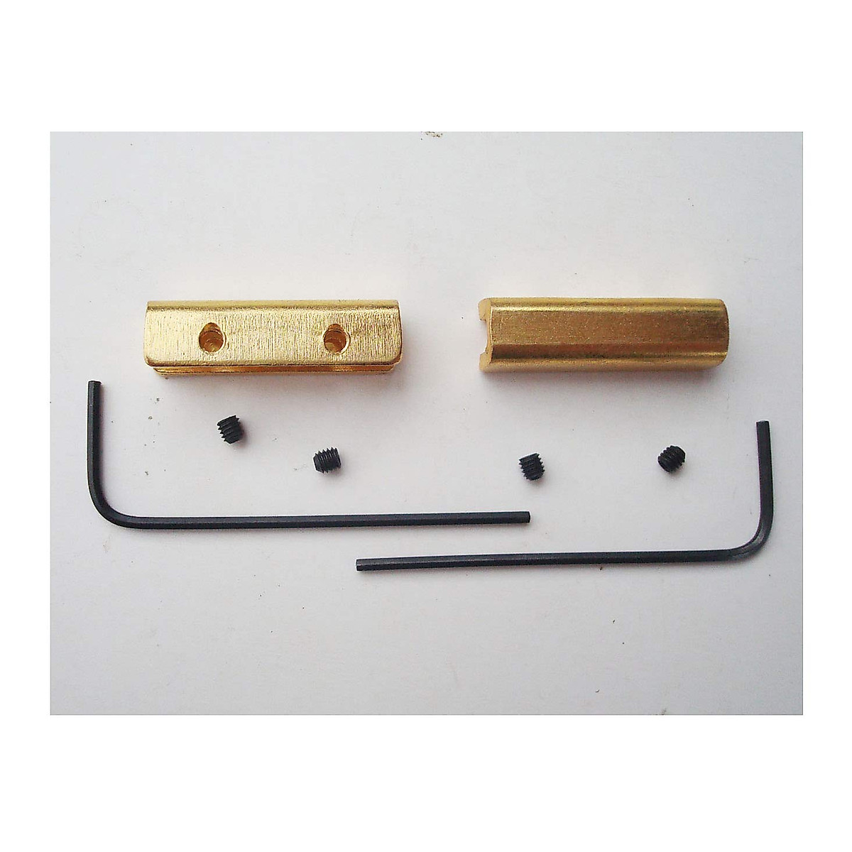 5Afashion Thumb bar,folding hunting knives thumb stud,pack of 2 sets - 1" (brass)