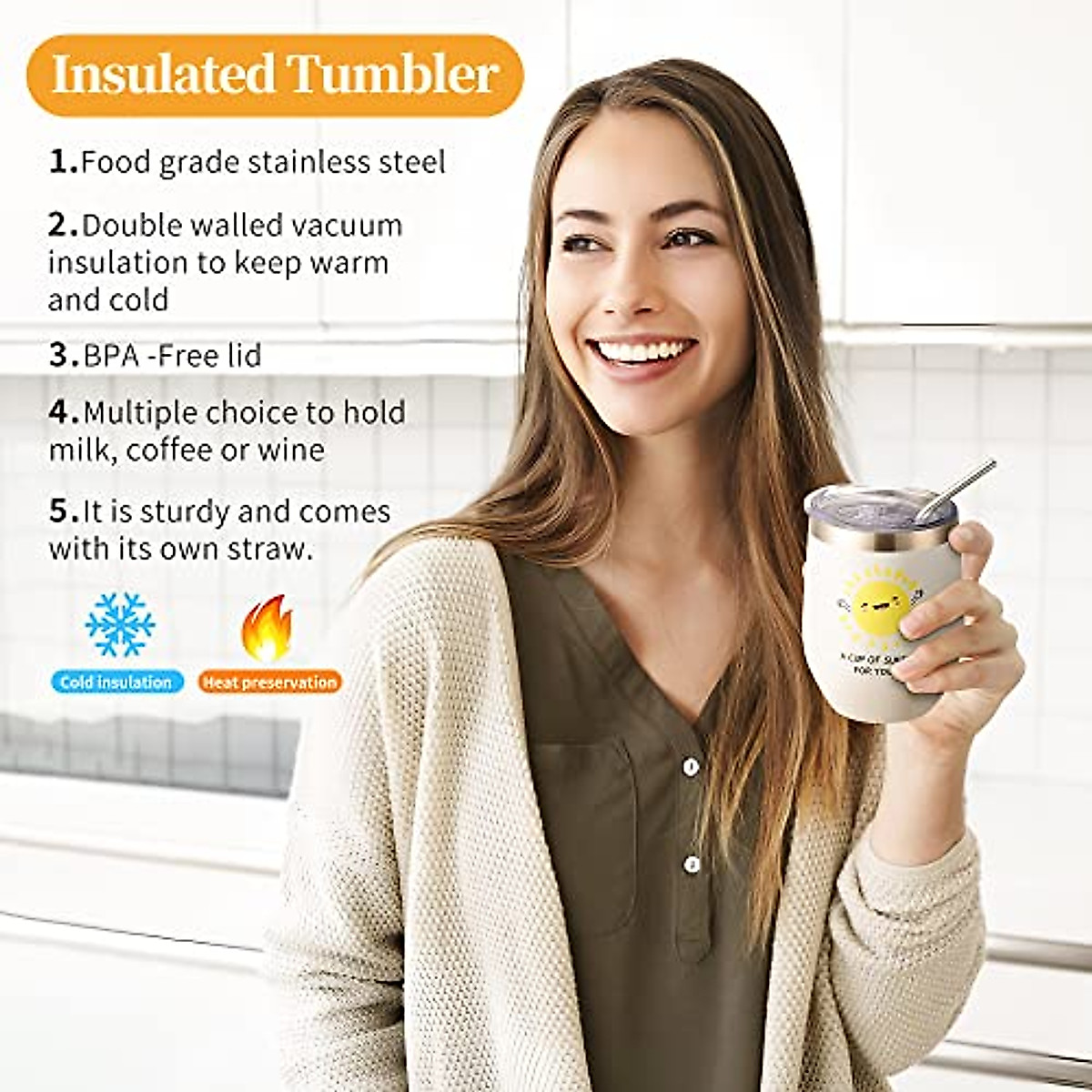 Birthday Gifts for Women, Get Well Soon Self Care Gifts Basket, Care Package for women,Sunshine Gifts for Friends Female, Unique Sunflower Gifts Box, Thinking of You Gift for Her Best Friend Sister