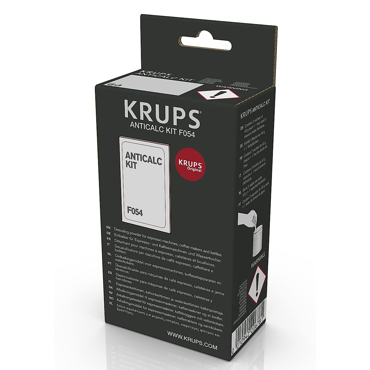 KRUPS F054 Descaling Powder for Kettles Coffee and Espresso Makers Fully Auto Machines EA8442 And EA8250