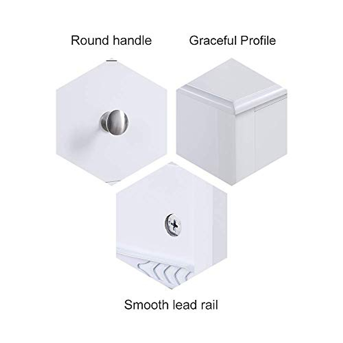 WOODEEM White Nightstand with Drawers Tall 28", Modern Large End Table Living Room, Wooden Bed Side Tables for Bedrooms