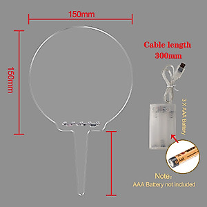 LED Personalized Happy Birthday Cake Toppers 7 Colour Changes Light Up Cake Topper Acrylic Cake Toppers Cake Decorations for 1st 16th 18th 20th 21st 30th 40th 50th 60th 70th(Design1)