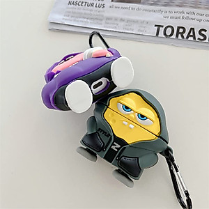 [2Pack] Airpods 3rd Generation Case,AirPods 3 Cartoon Character Case 3D Cute Funny Anime Characters,Advanced Soft Silicone AirPods 3 Case Cover.