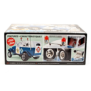 MPC 1933 Willys Panel Paddy Wagon (Monopoly) 2T 1/25th Scale Model Kit, red (MPC924M)