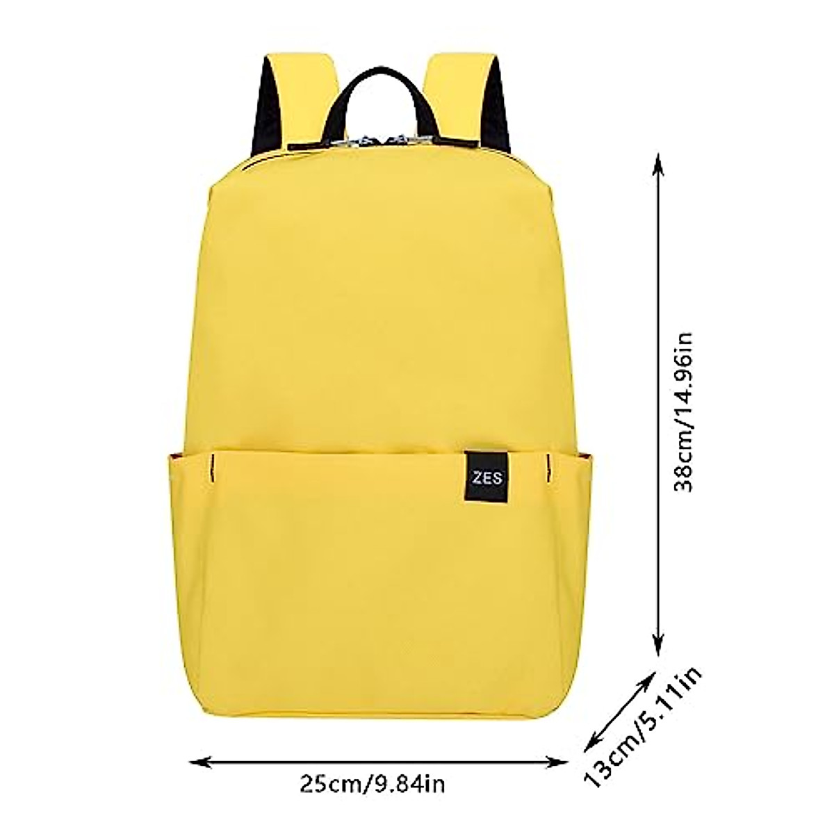 Wabtum Vintage Backpack Travel Laptop Backpack with usb Charging Port for Women Men College Backpack Laptop Black