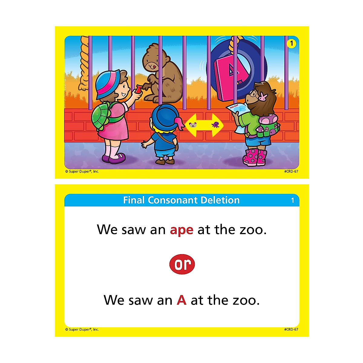 Super Duper Publications |Silly Sets Minimal Pairs for Maximum Progress Fun Deck | Listening Skills and Language Development Flash Cards | Educational Learning Materials for Children
