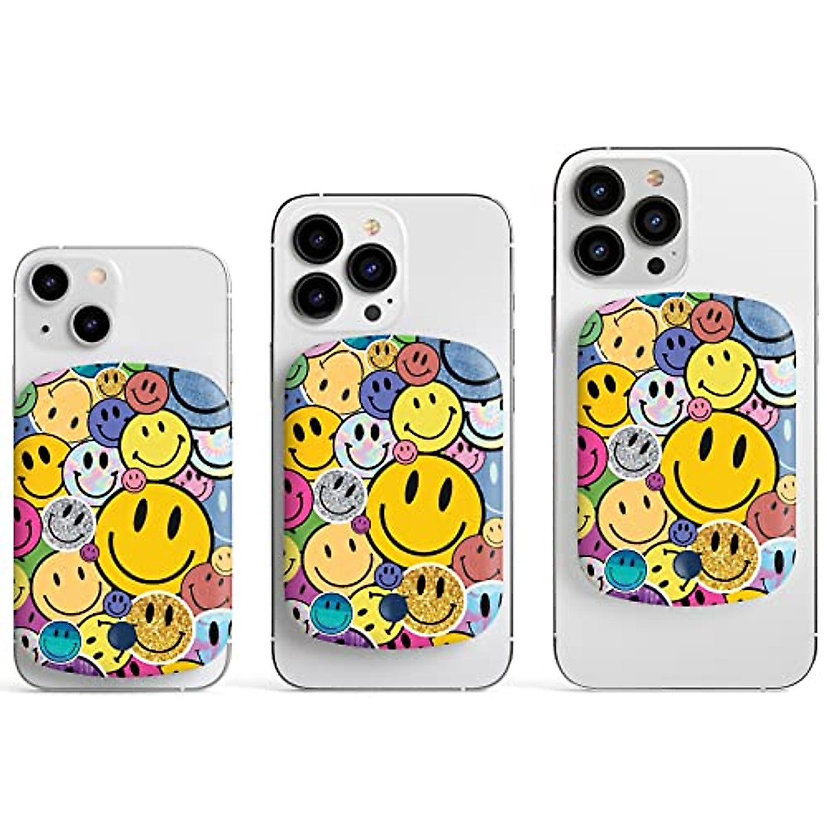 Casely Power Pod | MagSafe Compatible Battery Pack | All Smiles | Smiley Face Sticker Power Pod (5,000 mAh)