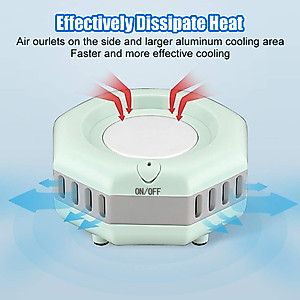 Normia Rita 36℉～60℉ Electric Beverage Cup Cooler for Home/Office, Desktop Mini Fridge Quick Cooling Cup Drink Chiller for Beer Juice Milk Coffee