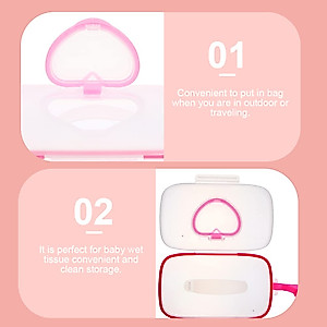 Healeved Baby Carrier 2PCS Baby Wipes Dispenser On-The-Go Wipes Dispenser Portable Baby Diaper Wipe Holders Travel Wipes Case Baby Wipe Holder for Travel,Outdoor Car Decor