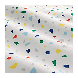 IKEA Mojlighet Duvet Cover and Pillowcases White Mosaic Patterned 904.236.94 Size Twin