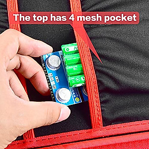 Batteries Holder Containers red