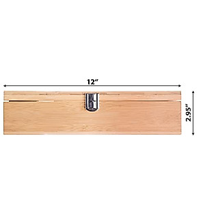 Food Bag Organizer Wall Mount Hang | Kitchen Organization | Bag Holder | Snack Bag Storage and Organization | Bamboo Drawer Organizer | Pantry Organization and Storage for Reusable Plastic Bags