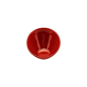 G.E.T. B-788-RSP Angled Cascading Serving Bowl for Salads, Rice and Dessert, 16 Ounce / 8", Red