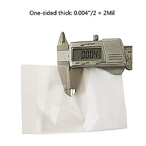 3''x 4'', (Pack of 200) Small Clear Poly Zipper Bags Reclosable Zipper lock Storage Plastic Bags for Jewelry, Gift Card, Halloween Candy