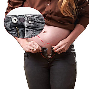 Flex Button Pant Waist Extender 3-Pack - Adds 1-2 inches with A Bit of Stretch - for Men, Women, Children