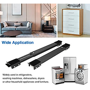 Appliance Rollers, Furniture Dolly Mobile Roller, Washing Machine Base for Washing Machines, Refrigerators, Dryers, Dishwashers