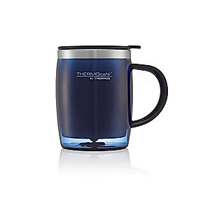 Thermos ThermoCafé Translucent Desk Mug, Midnight Blue, 450 ml