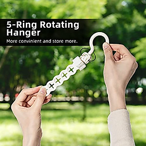 TAILI Clear Hanging Vacuum Storage Bags Variety 4 Pack and Green Hanging Vacuum Storage Bags 6 Pack