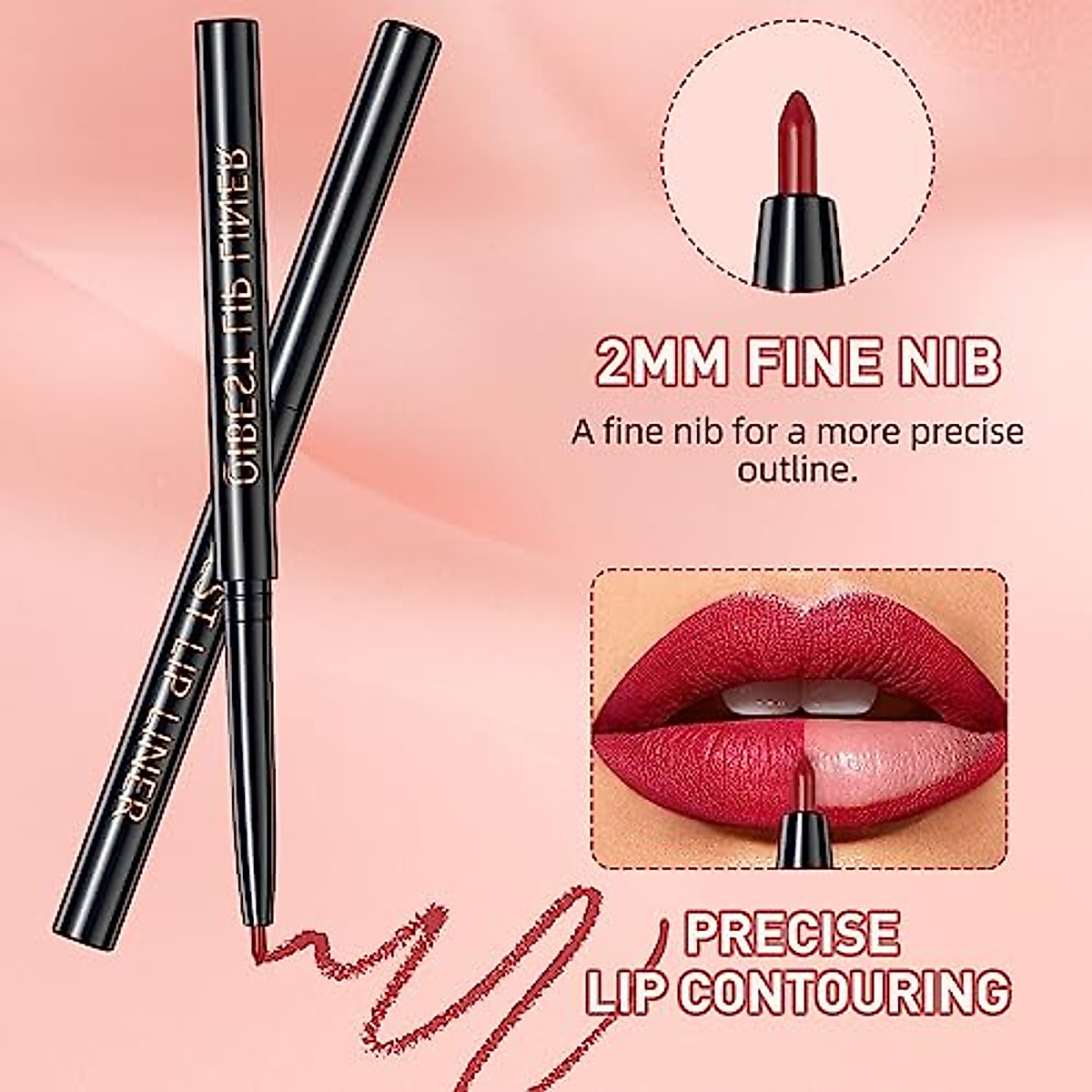 MAEPEOR All In One Lip Kit 3 In 1 Smooth Lipliner Lipgloss and Lipstick Set with Matte Velvet Liquid Lipstick Hydrating Moisturizing Lip Gloss and Creamy Lip Liner (Kit 12, Black Magic)