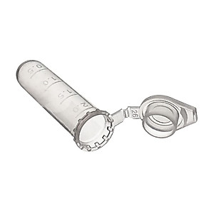 Eldwviz 100pcs 2mL Plastic Vial Tube Sample Storage Container Fragrance Beads Liquid