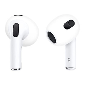 Rqker Fit in Case Ear Tips Compatible with AirPods 3 2021 3rd Gen, 9 Pairs Ultra Thin Soft Silicone Eartips Earbuds Dustproof Cover Fit in Charging Case Compatible with AirPods 3, 9 Pairs 9 Colors