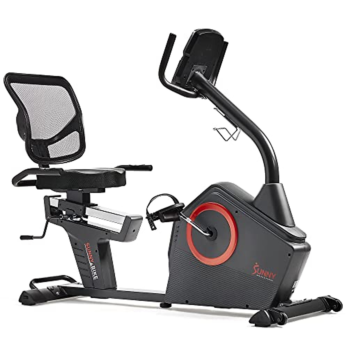 Sunny Health & Fitness Premium Magnetic Resistance Smart Recumbent Bike with Exclusive SunnyFit® App Enhanced Bluetooth Connectivity - SF-RB4850SMART