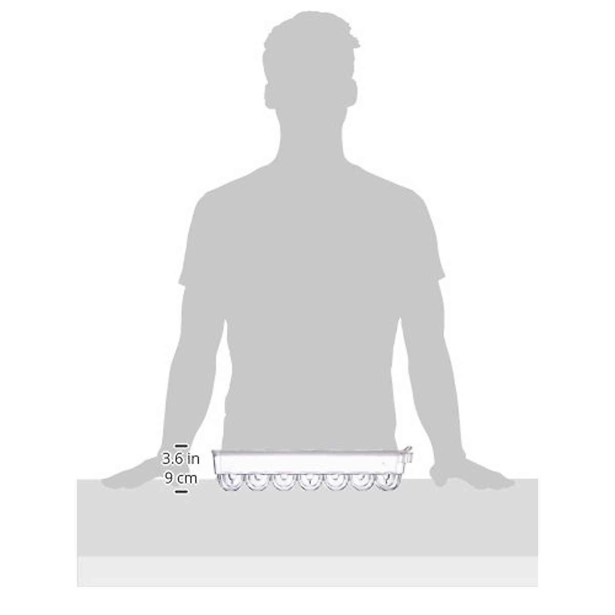 Dial Industries Refrigerator Egg Storage Container, 14 Egg Tray