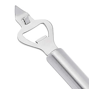 AmazonCommercial Stainless Steel Bottle Opener With Piercing Tip