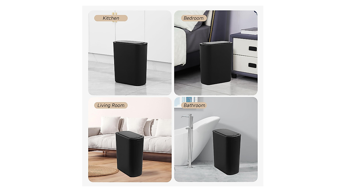 FRESHLIX Automatic Touchless Trash Bin for Bathroom & Kitchen