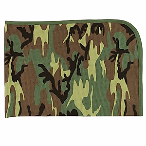 Rothco Infant Receiving Blanket, Woodland Camo